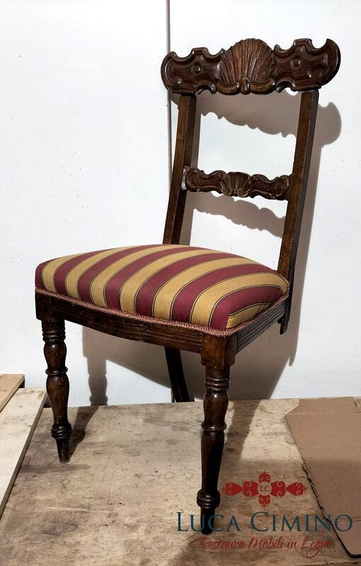 Restauro Sedia Antica Genova: la Gamba Rotta - Luca Cimino