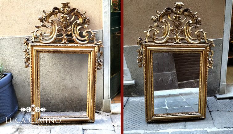 Restauri di specchi e specchiere antichi - Luca Cimino